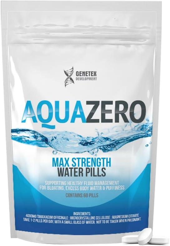 Aqua Zero Water Support Detox Colon Cleanse Weight Management Bloating ...