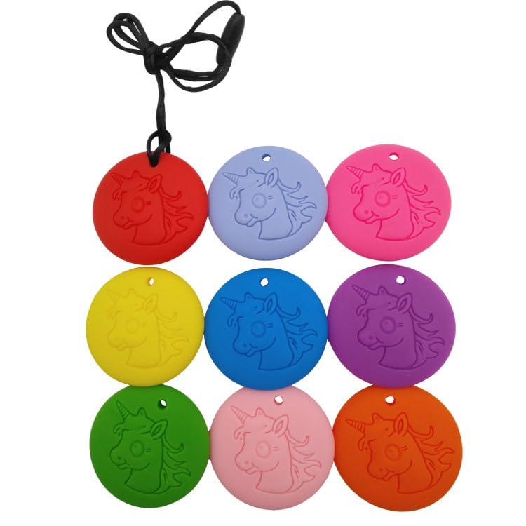 Caetroid Sensory Silicone Block Teething Ring for Kids with ADHD Autism ...