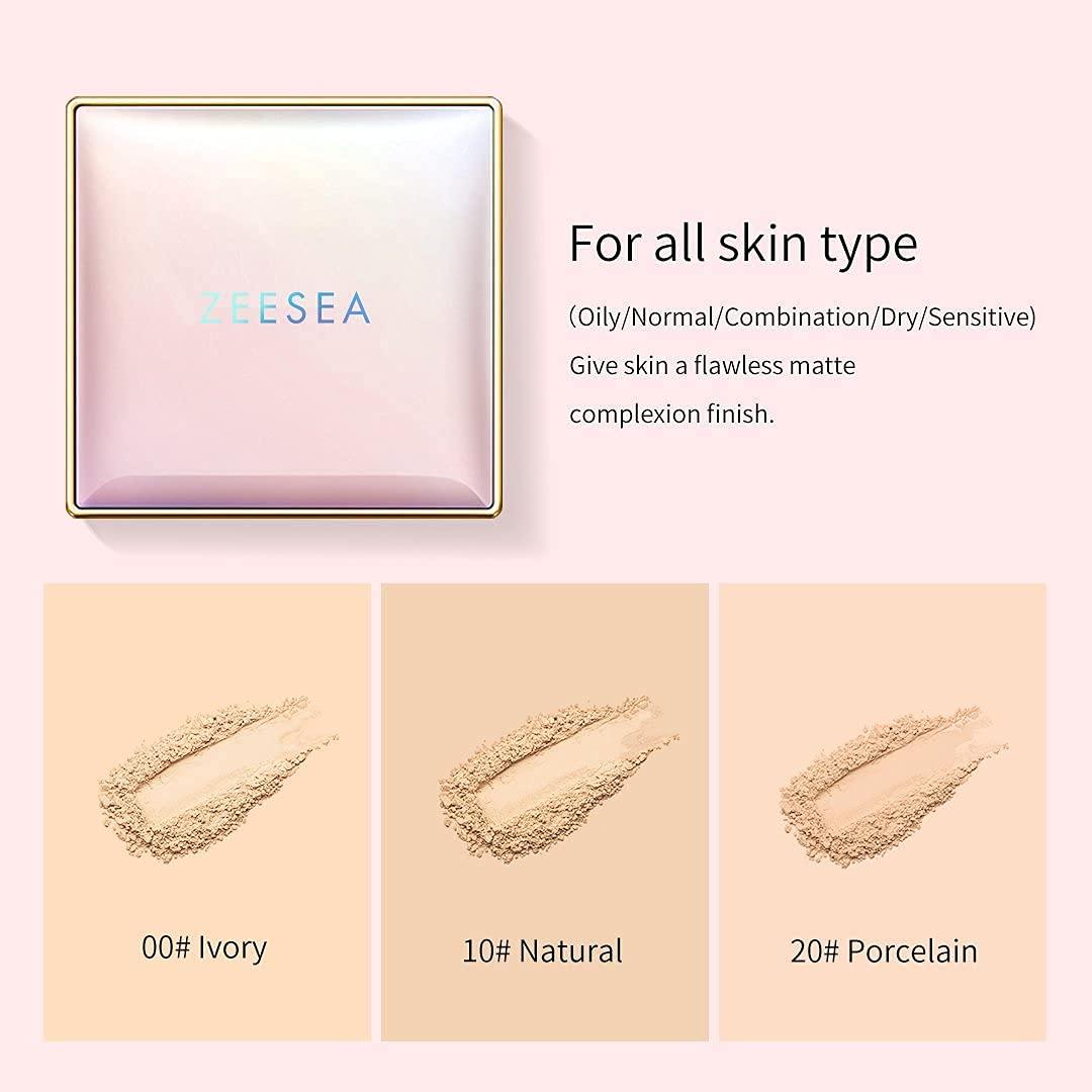 ZEESEA Pink Universe Pressed Powder Compact (20 Sensitive Skin) - Matte ...