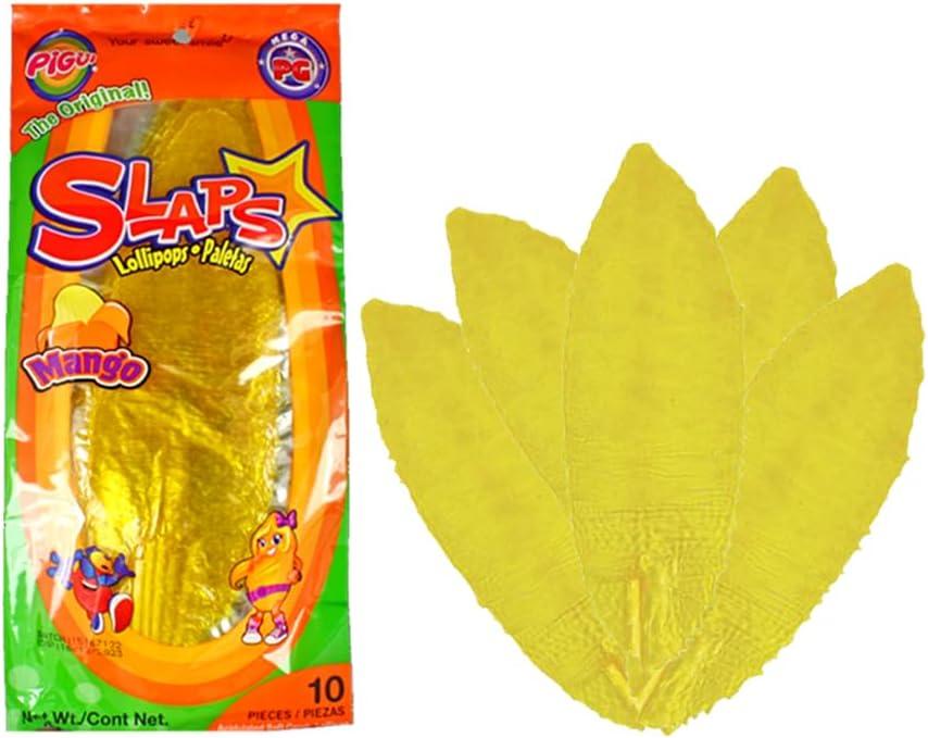 Slaps Mango Flavour Flat lollipops 100g - Pack of 2