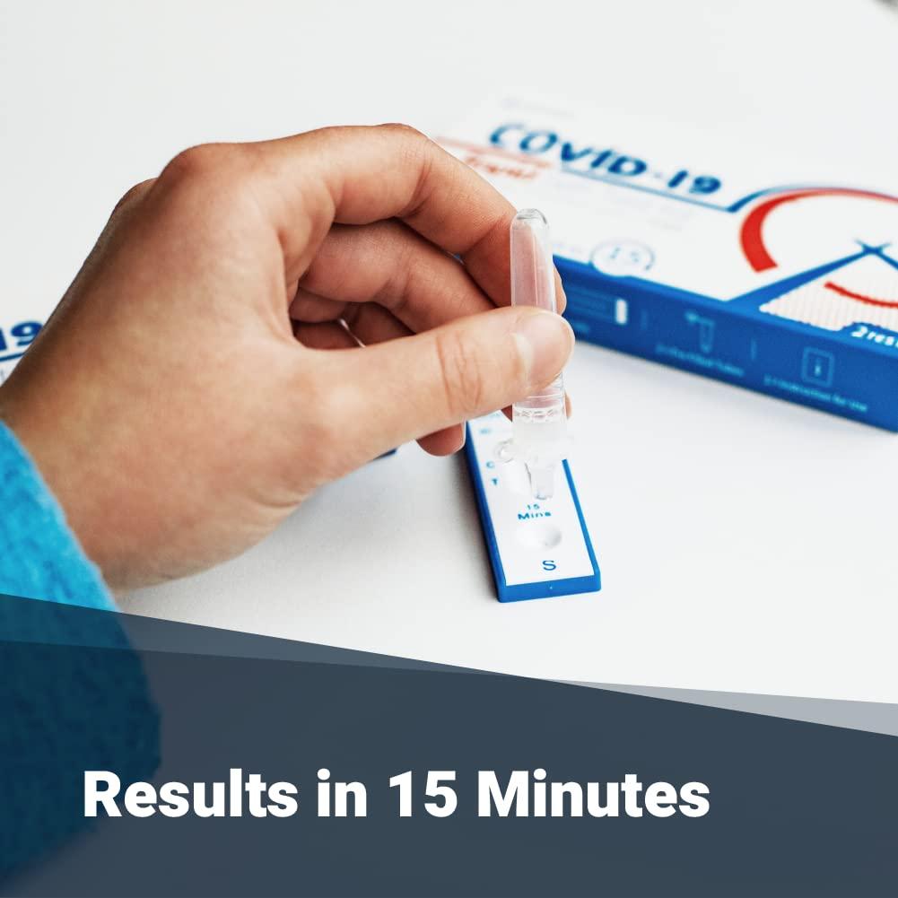Genabio COVID-19 Rapid Self-Test Kit 2-Pack | 15 Minute Results | Non ...