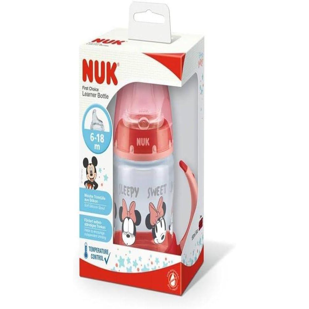 NUK Disney First Choice Learner Cup | Minnie Mouse (Red) | 150ml | 6-18 ...