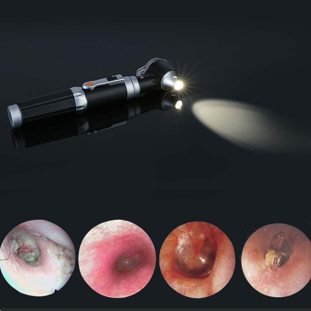 Bysameyee Mini Ear Otoscope | LED Light | Magnification Diagnostic Tool ...