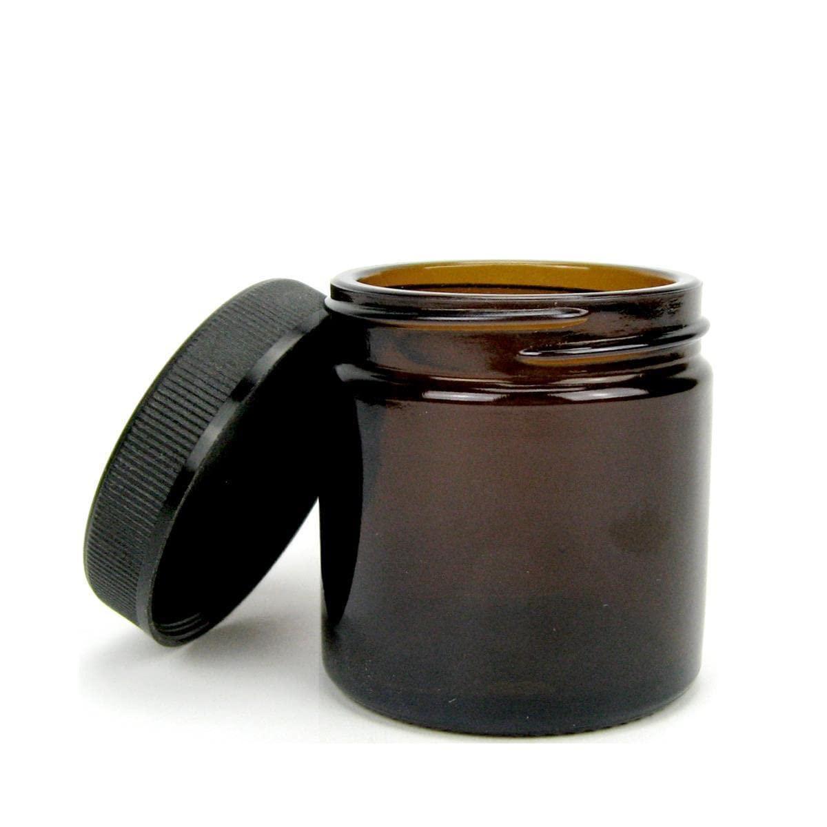 Sala Brown Glass Ointment Jar - 10 x 120 ml Cream Jar for Skincare ...