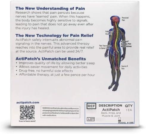 Actipatch All-in-One Back Knee Therapy Device - Muscle & Joint Relief ...