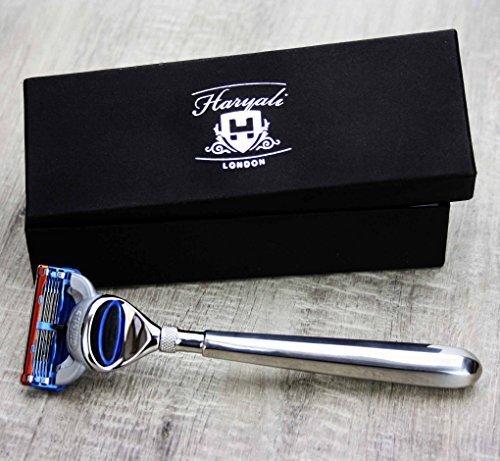 5 Edge Stainless Steel Safety Razor for Men | Premium Beard & Mustache ...