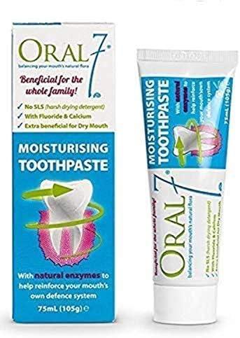 Oral7 Dry Mouth Toothpaste Containing Enzymes with Xylitol Moisturizing ...