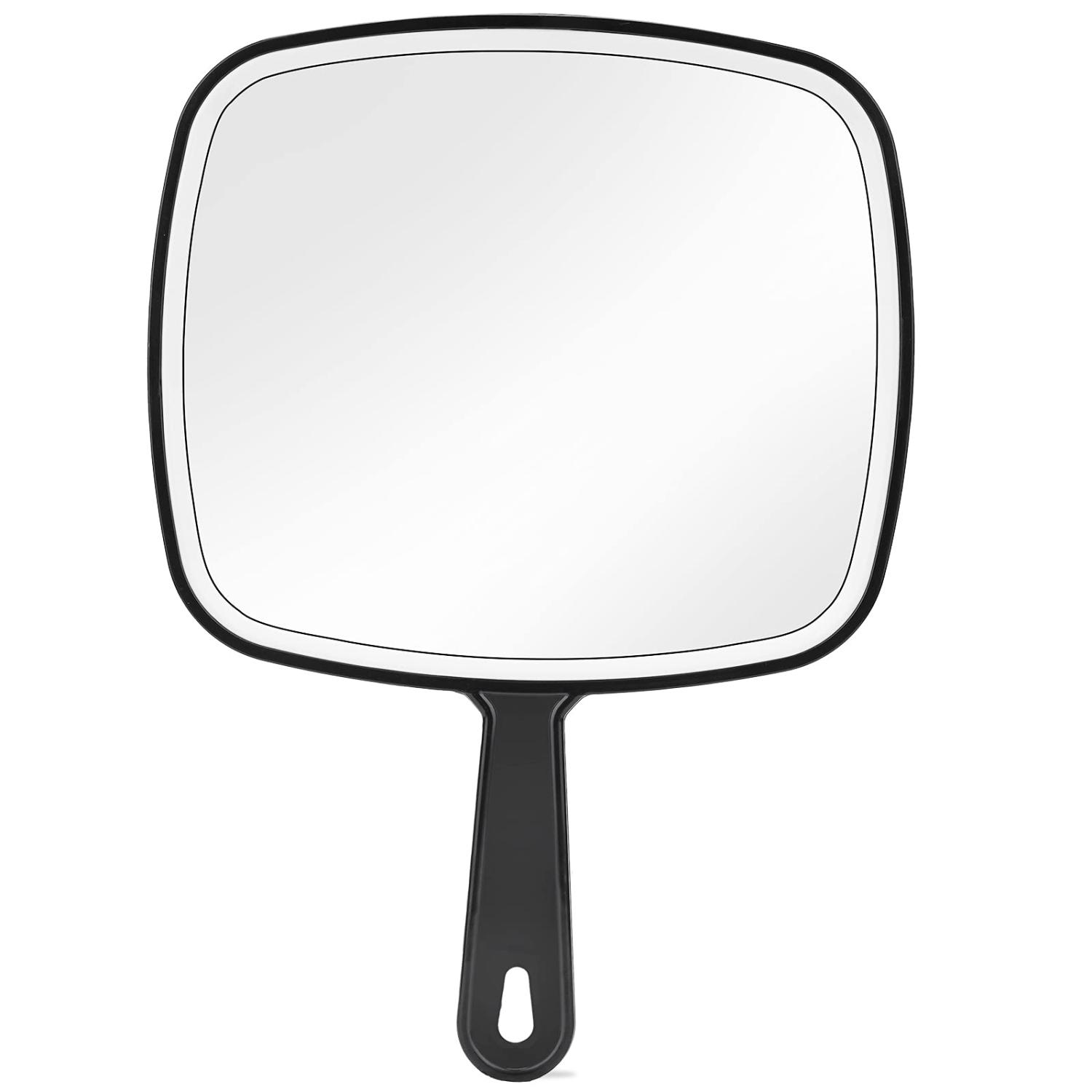 HEYISSU Extra Large Hand Mirror with Handle - 9 W x 12.4 L - Perfect ...