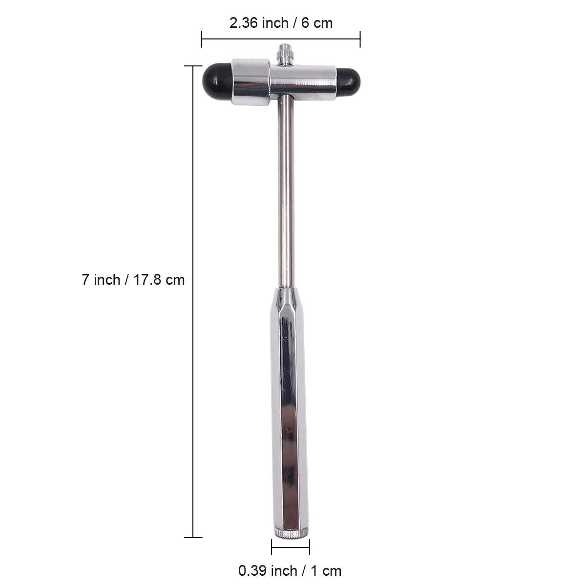 FLYH Buck Neurological Hammer Tromner with Needle and Brush ...