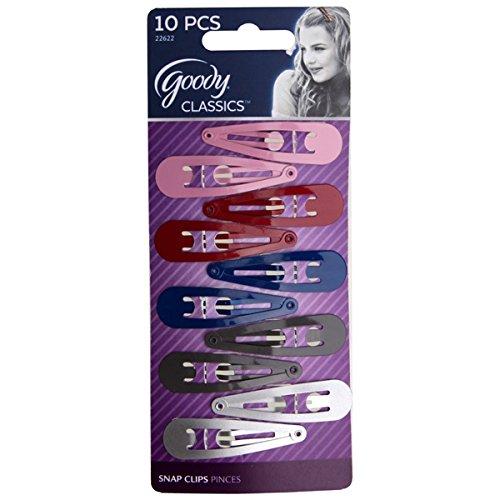 Goody Classics Snap Clips 10 Pc - Stylish and Functional Hair ...