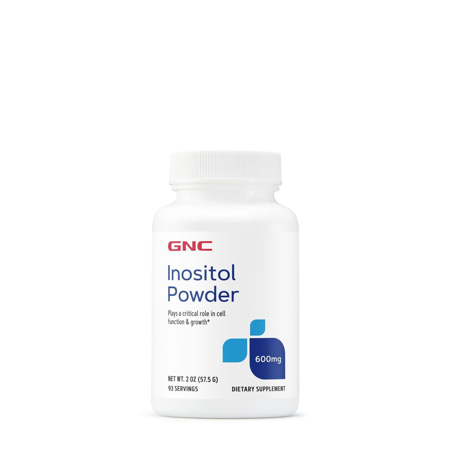 GNC Inositol Powder 600mg - 2 oz | Supports Mood & Hormonal Balance ...