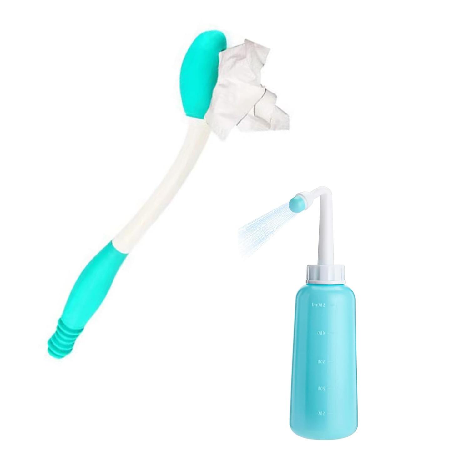 Toilet Aid for Seniors | Long Reach Comfort Wipe | Wiping Aid for Easy ...