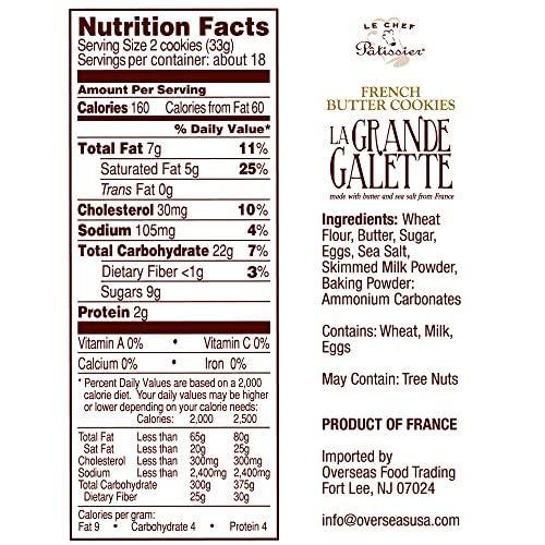 St Michel La Grande Galette French Butter Cookies Biscuits 1.3 LB ...