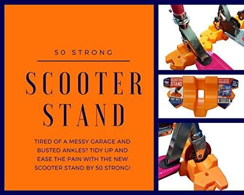 50 Strong Scooter Stand - Interlocking Offset Base - Fits Most Scooters ...