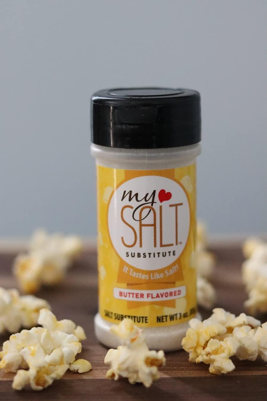 MySALT Butter Flavored Salt Substitute - 100% Salt Free Seasoning for ...