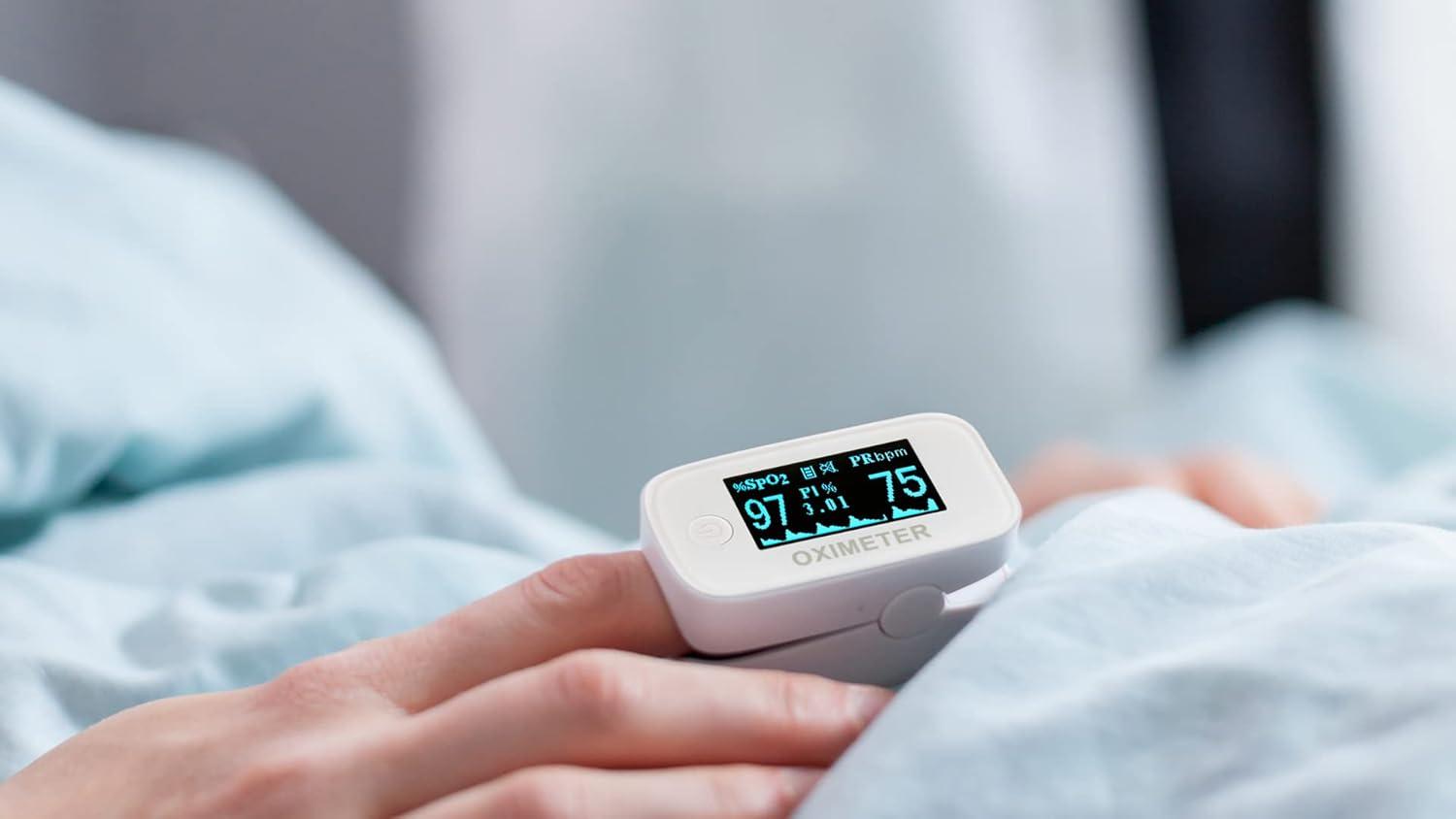 Scaleson S250 Pulse Oximeter - Accurate Oxygen Saturation & Pulse ...