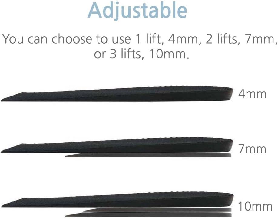 4mm Corrective Heel Insert for Leg Length Discrepancies - 1 Right + 2 ...