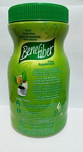 Benefiber 100% Natural Fiber Supplement - 150 Servings, 600g (21.2 Oz ...