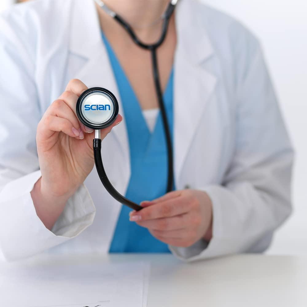 Scian Deluxe Single Head Stethoscope for Nurses - Ideal for Medical Use ...
