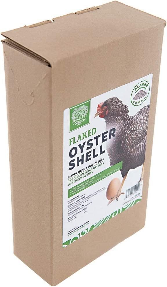 Small Pet Select Flaked Oyster Shell 10 lb - Calcium Supplement for ...