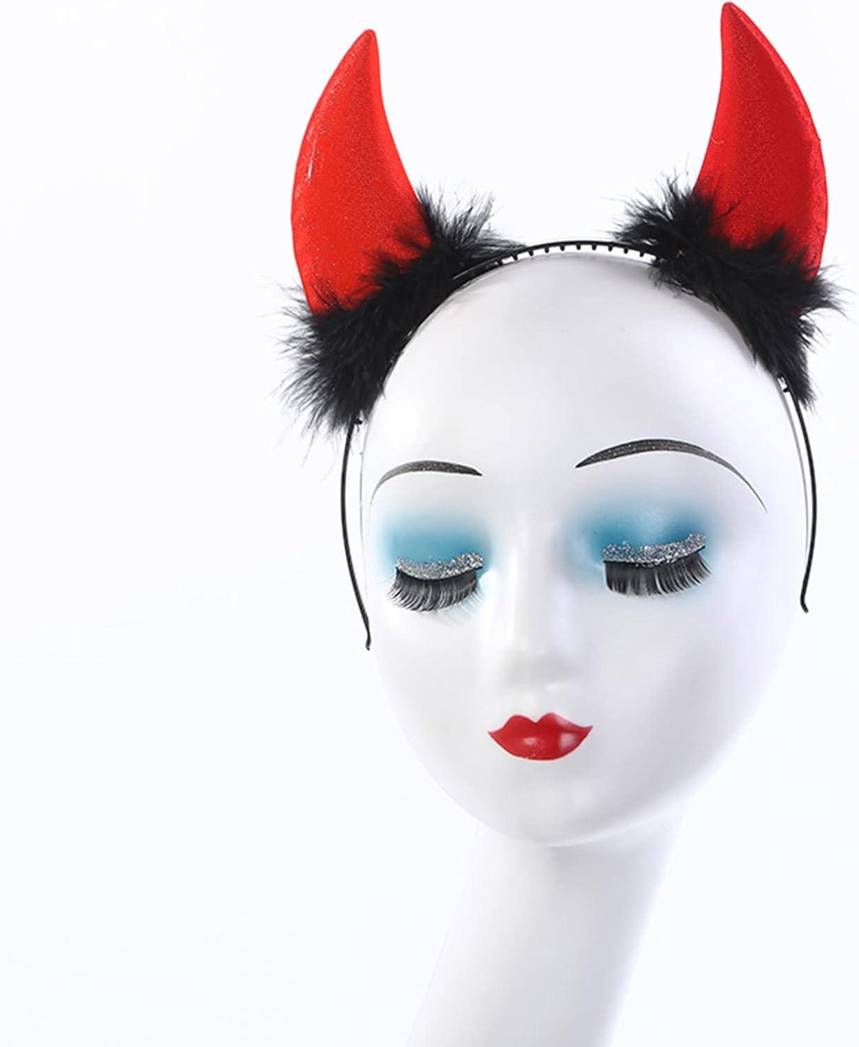 amangul 1set Halloween Parties Devil Horn/Angel Aureole Cosplay ...