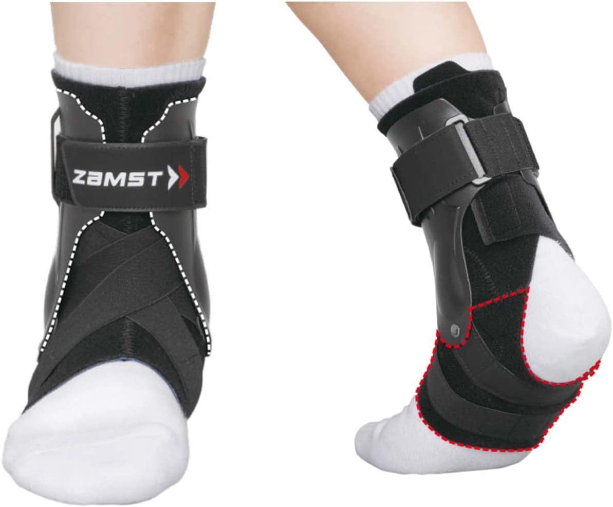 Zamst A2-DX Sports Ankle Brace for High Ankle Sprains - Black Large Left | Buy Now with Express ...