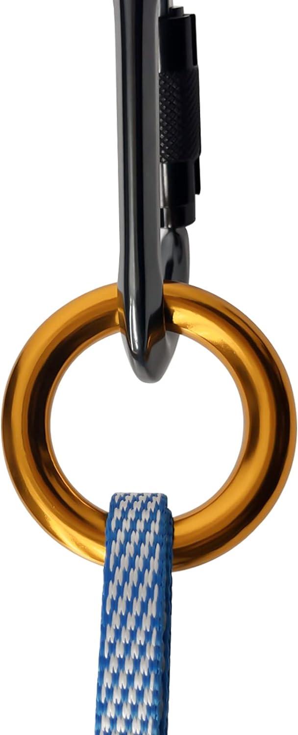 S.E.PEAK 23kN Aluminum Rappel Ring Perfect Tension O-Ring Connection ...