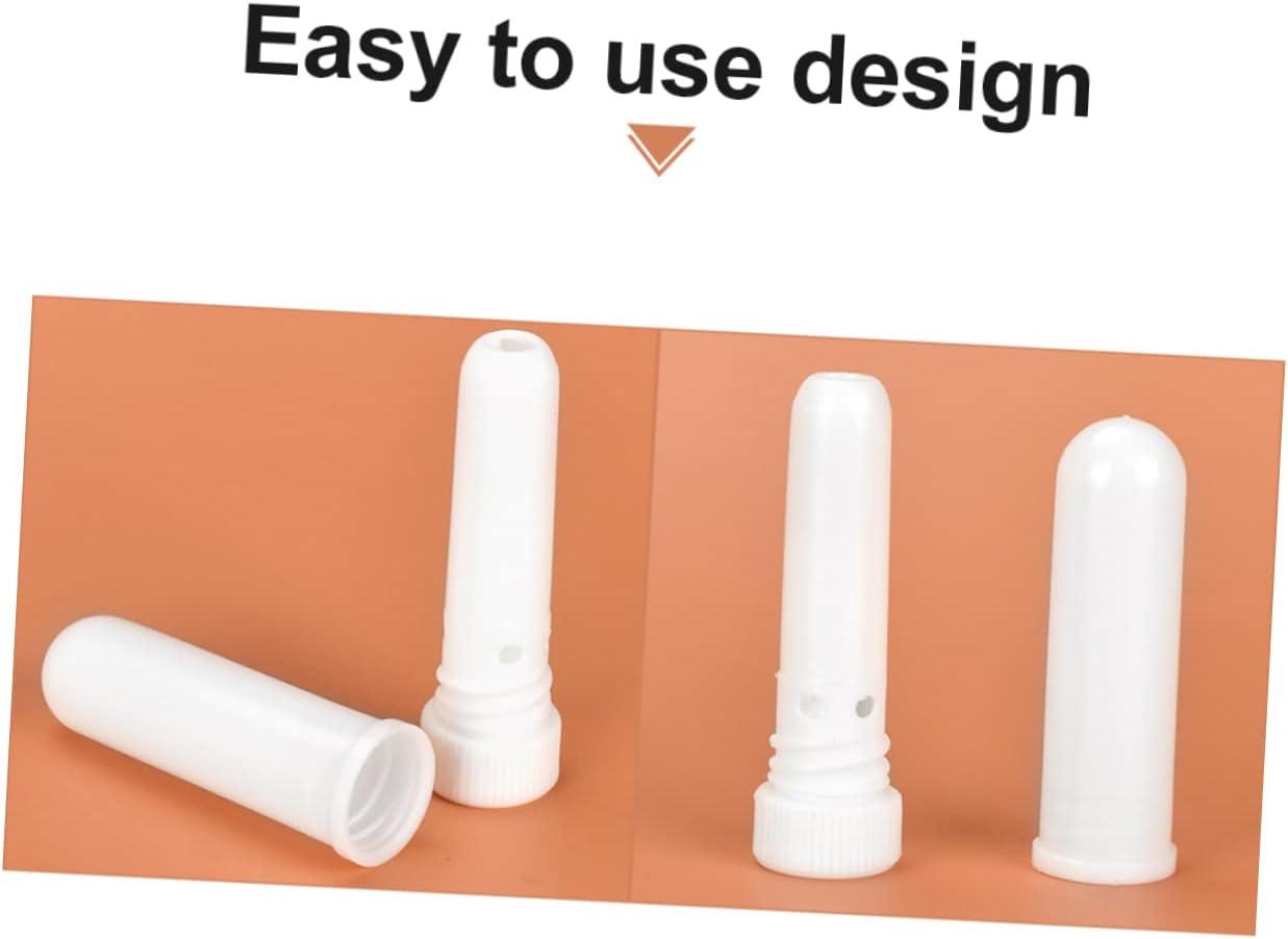 LALAFINA 15pcs Snorkel Empty Inhaler Tube Essential Oil Inhaler Nose ...