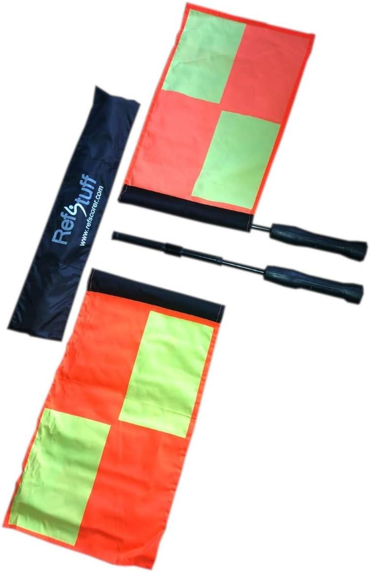 RefStuff Soccer Referee PRO Flags - High-Quality Assistant Linesman ...