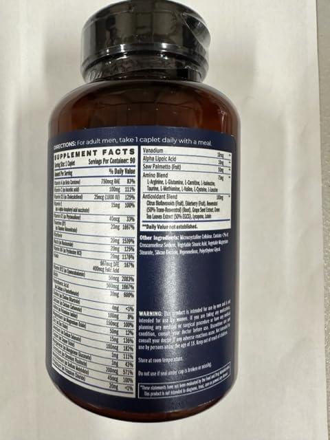 Vitamin World Ultra 360 Men's Multi One Daily - Comprehensive Daily ...