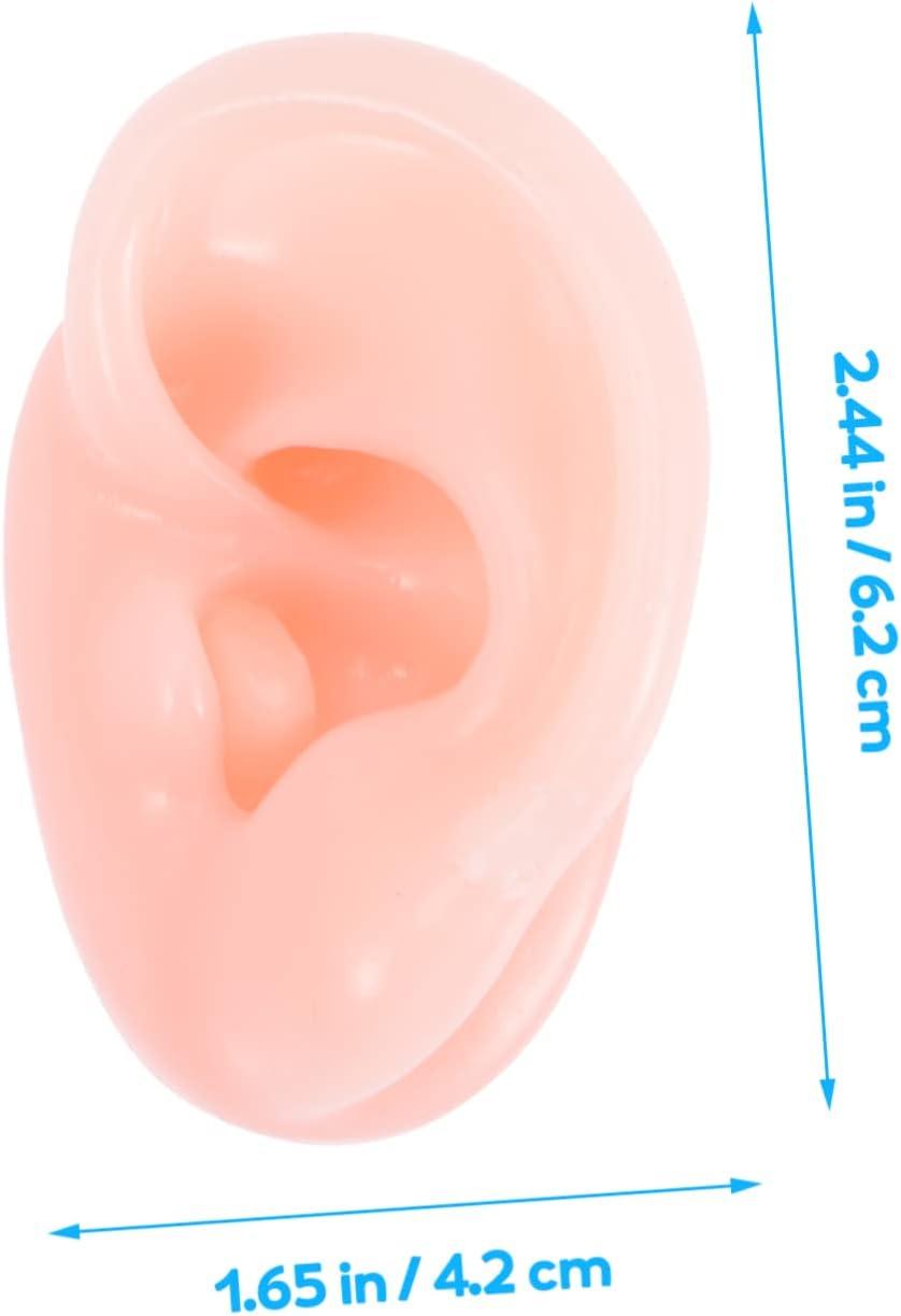 10 Pairs Artificial Silicone Ear Models for Piercing Practice ...