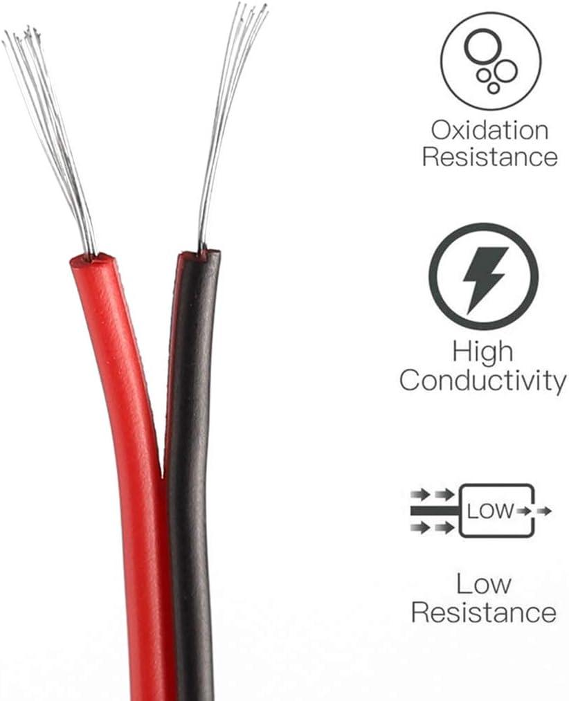 66ft 22AWG 2pin Boat Light Extension Cable for 3528/5050/5630 LED Strip ...