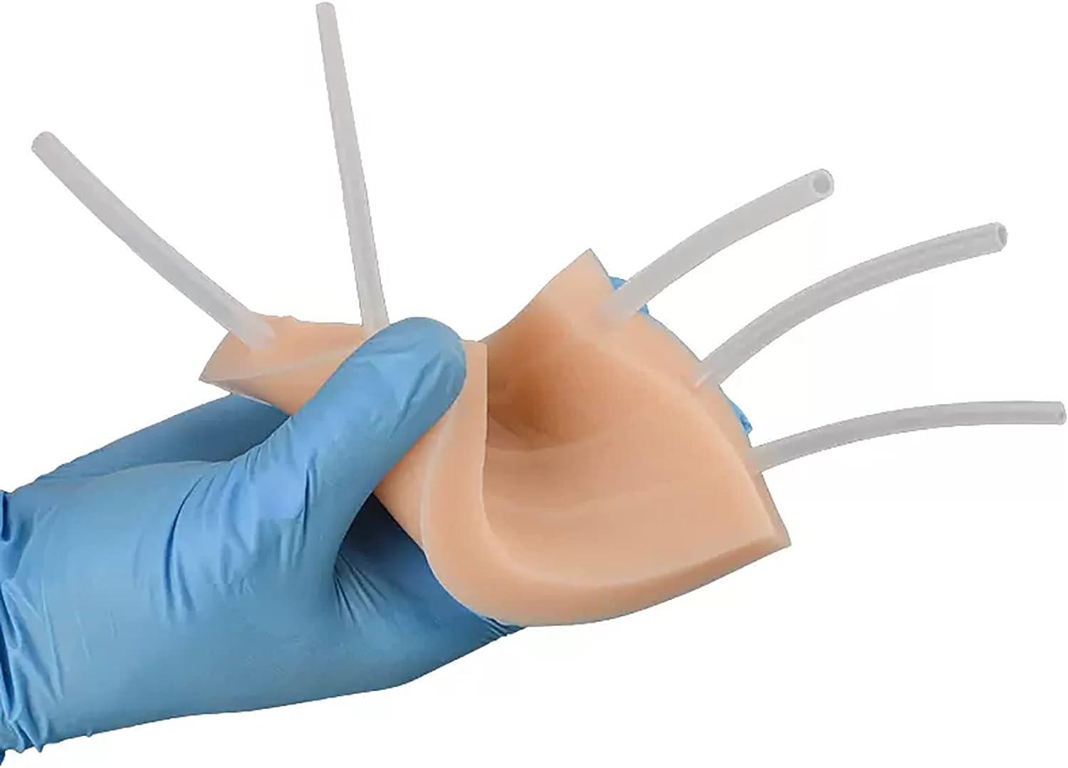 Silicone Human Simulated Skin Injection Training Pad - Ideal for Nurse ...