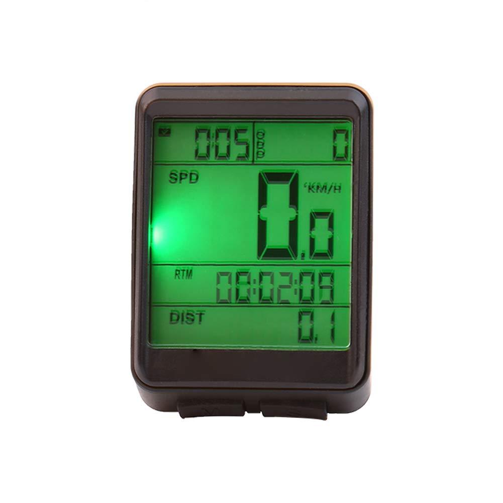Keenso Bike Odometer Portable Bicycle Speedmeter Waterproof Bicycle LCD ...