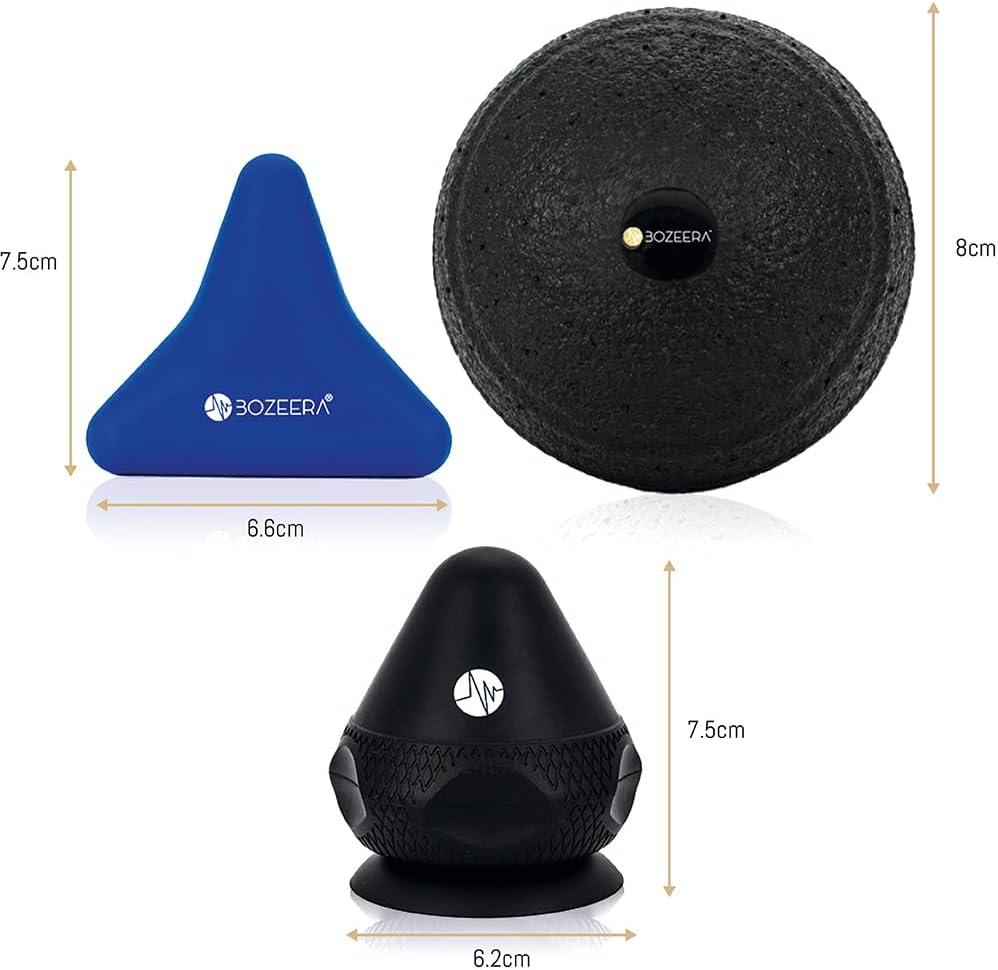 Bozeera Trigger Point Presser Set | Muscle Pain Relief & Tension Relief ...