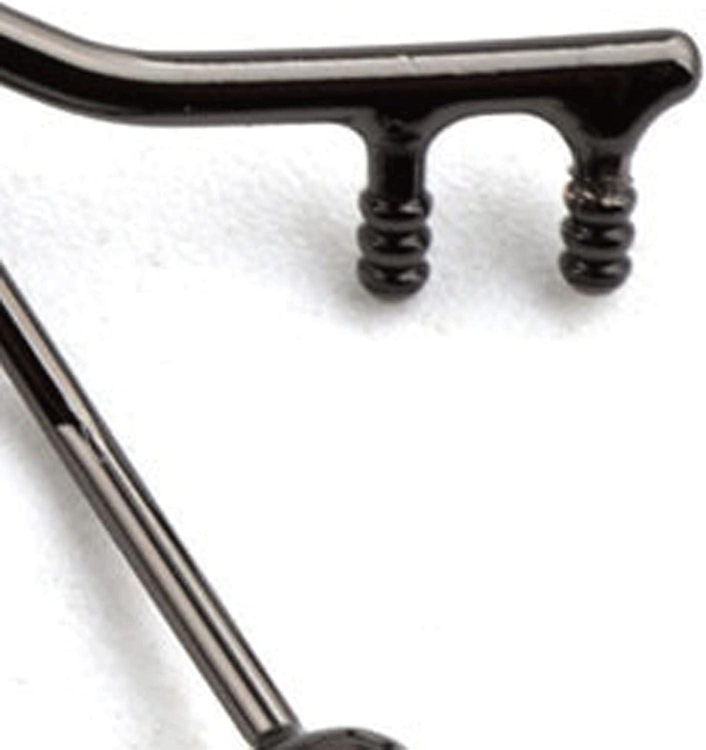 10 Pieces Black Stainless Steel Nose Bridge for Rimless Glasses ...