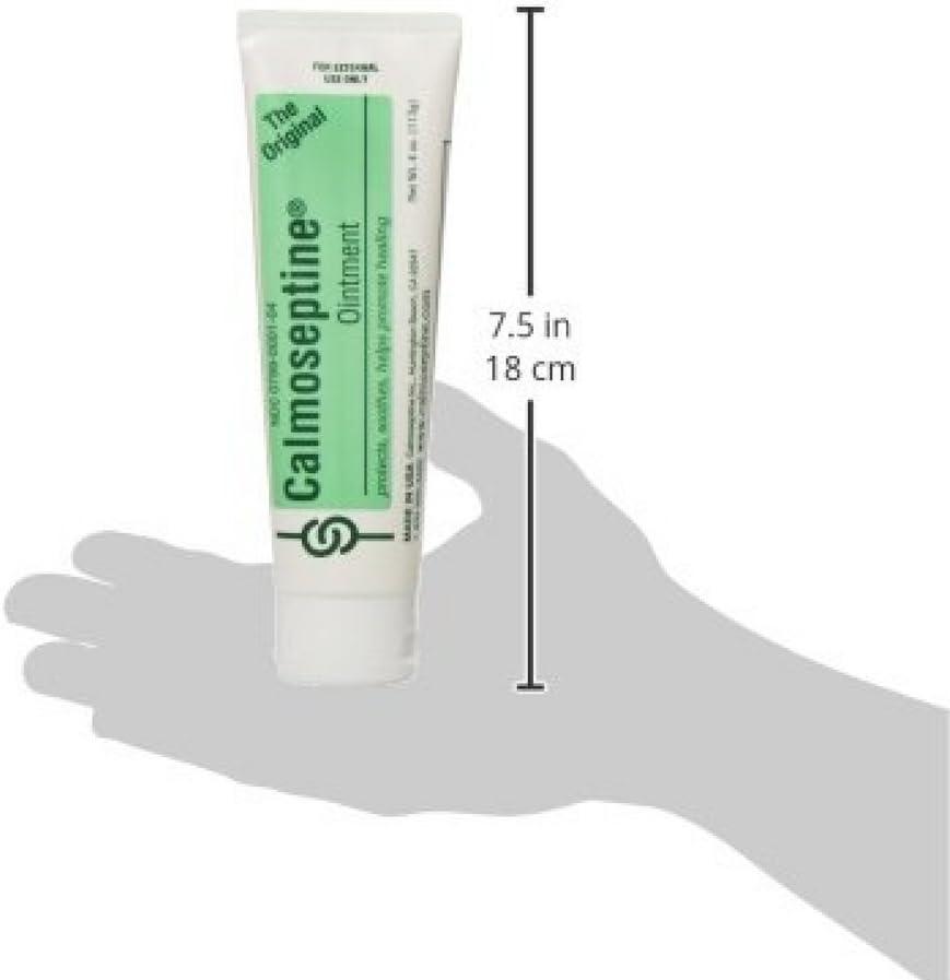 Calmoseptine Ointment 4 oz. Tube - Soothing Skin Relief for Irritation ...