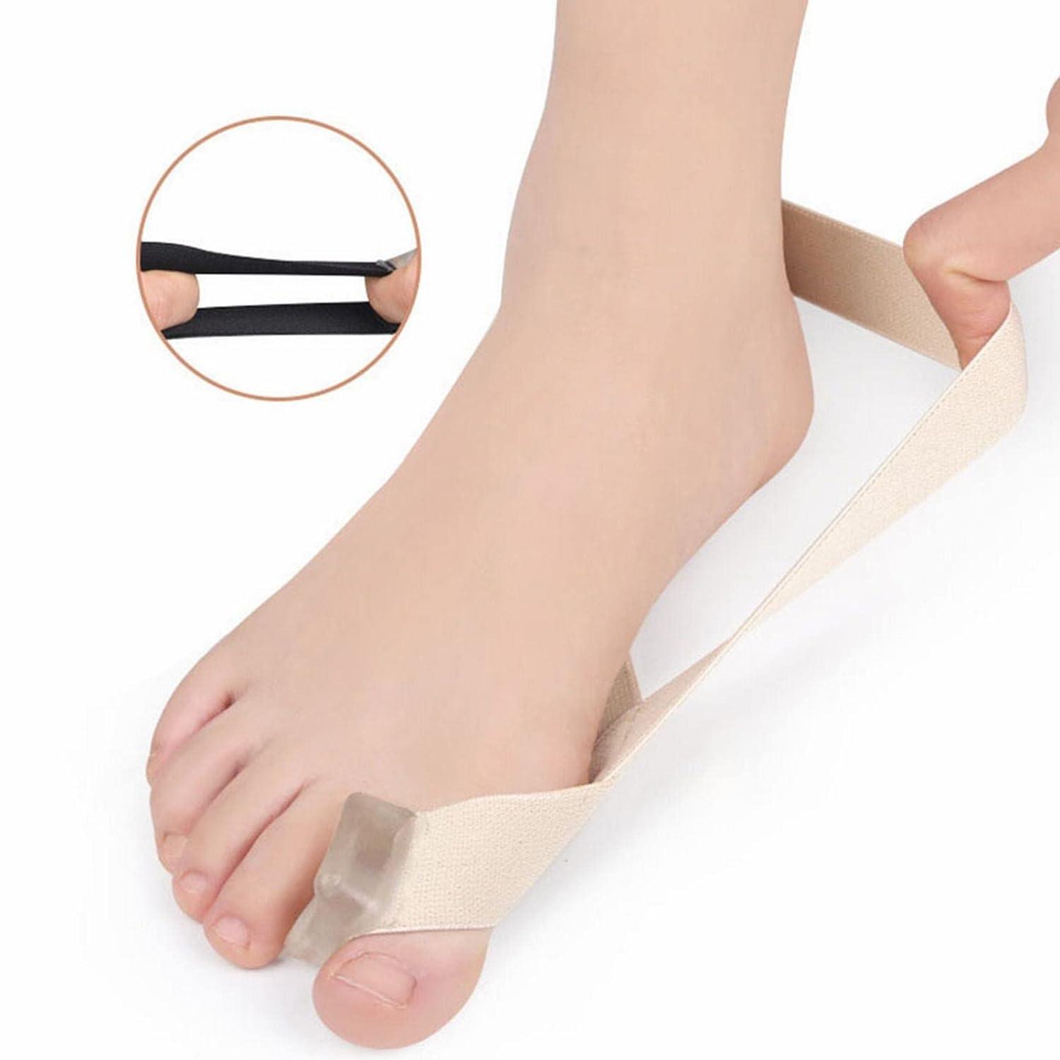 Bunion Orthosis Day and Night Wear Shoes - Toe Separator Tension Band ...