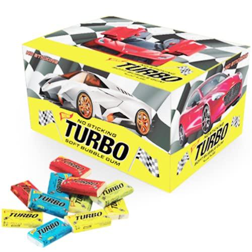 Shop 100 Pieces Turbo Soft Bubble Gum | Rare Old School Chewing Gum ...