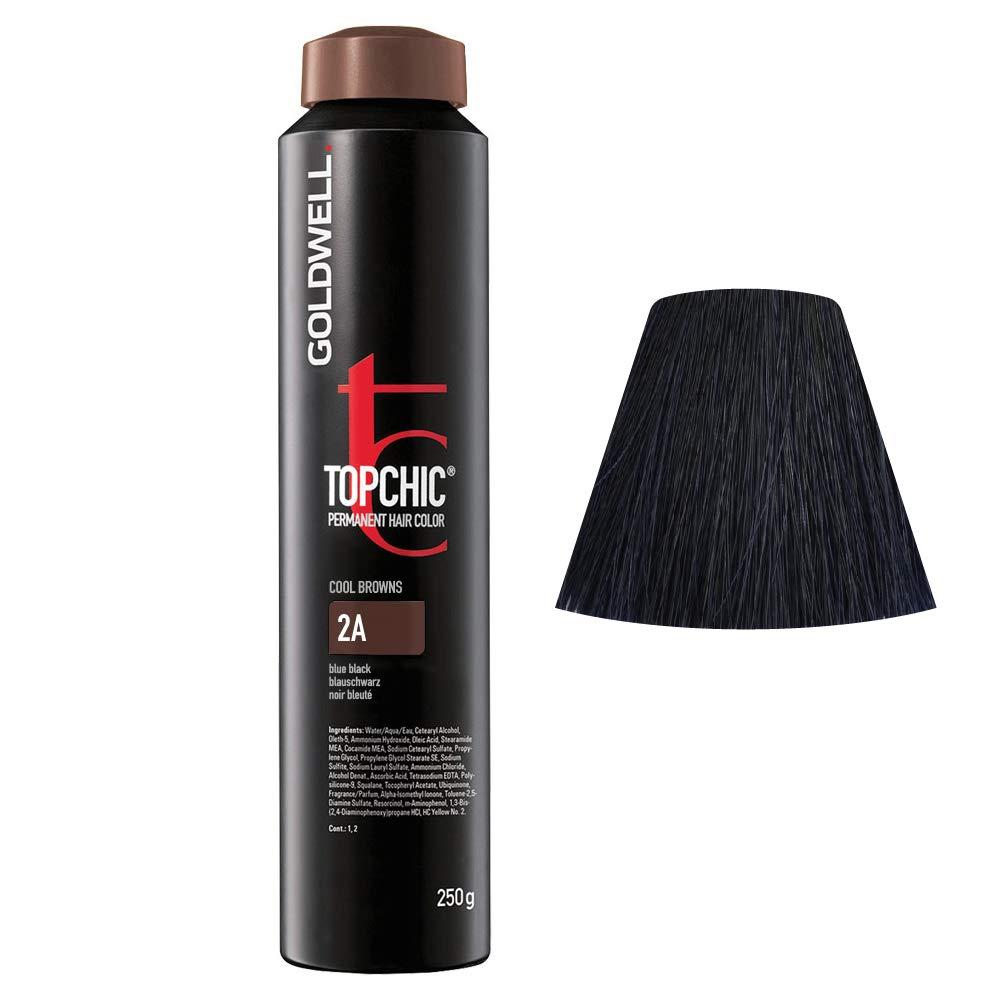 Goldwell Topchic 2A Blue-Black Hair Color - 250 ml | International ...