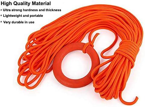 98.4FT Water Floating Lifesaving Rope - Outdoor Professional Rescue Lifeline for Swimming ...