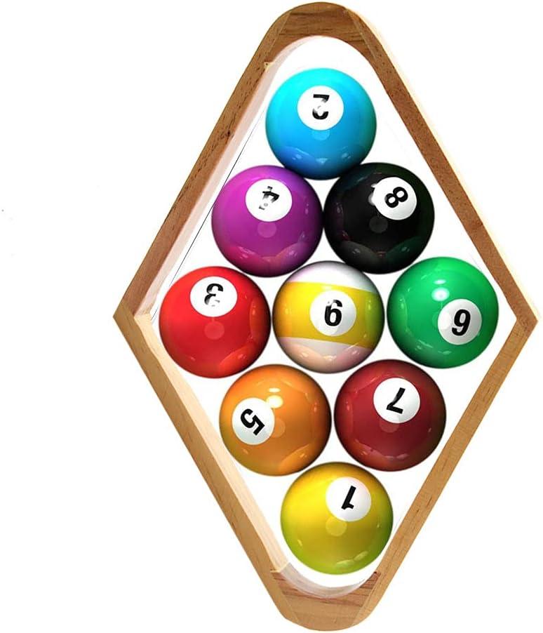 Saycker Wooden Billiard Ball Rack Set - 2Pcs Pool Ball Rack - 2-1/4 ...