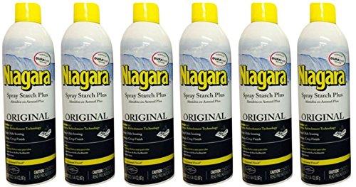 Niagara Spray Starch Original 20 oz - Pack of 6 | Premium Starch for ...