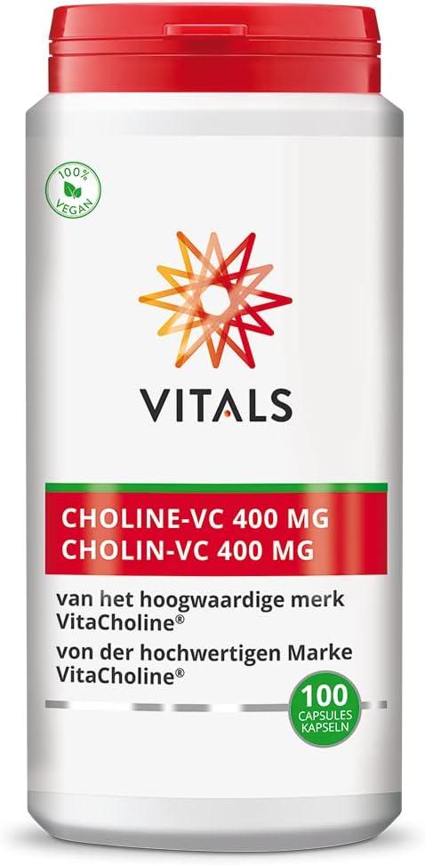 Buy Vitals Cholin-VC 100 Capsules - 400mg Choline Litartrate ...