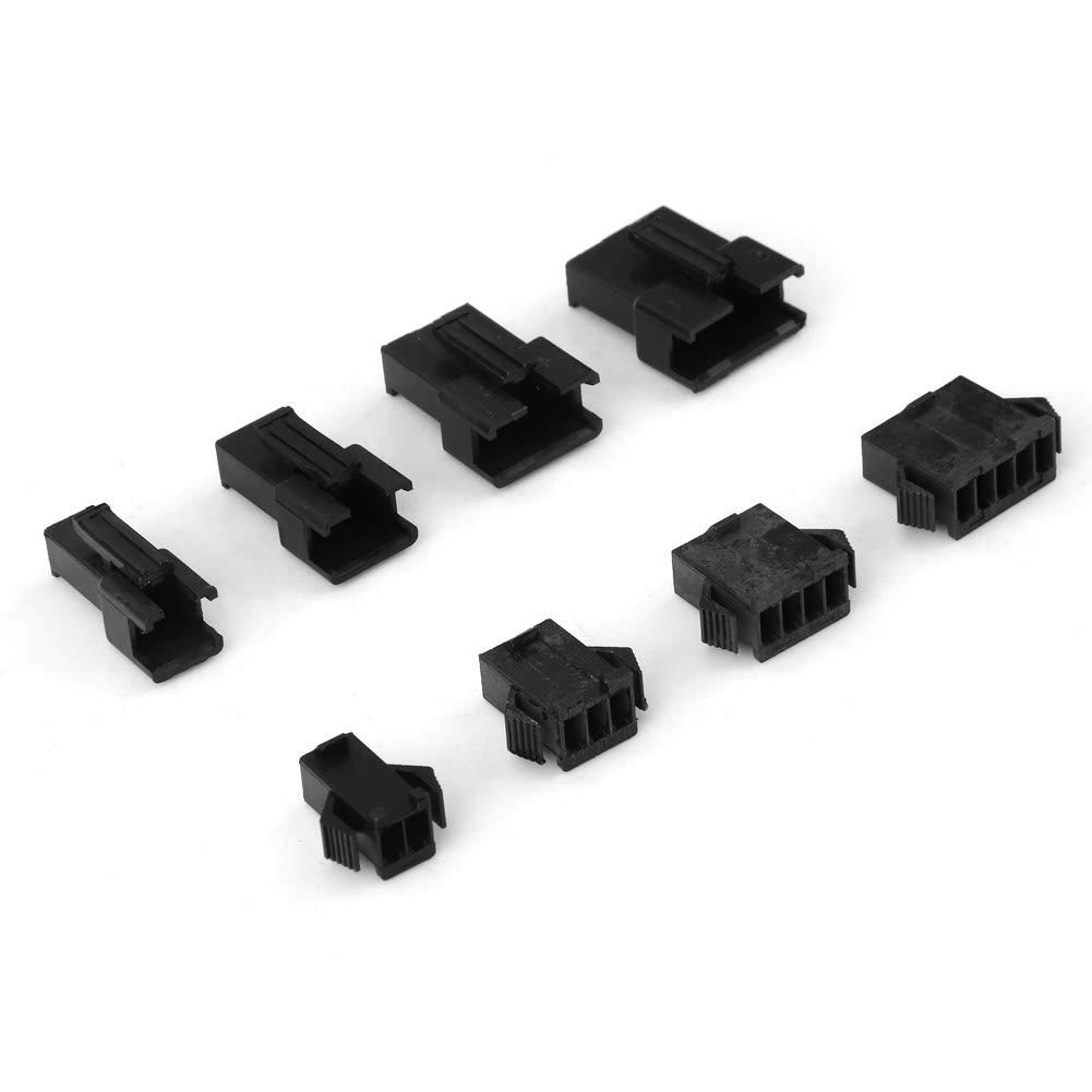 SM Plug Connector 200PCS 2/3/4/5Pin Male Female Wire Jumper Pin Header ...