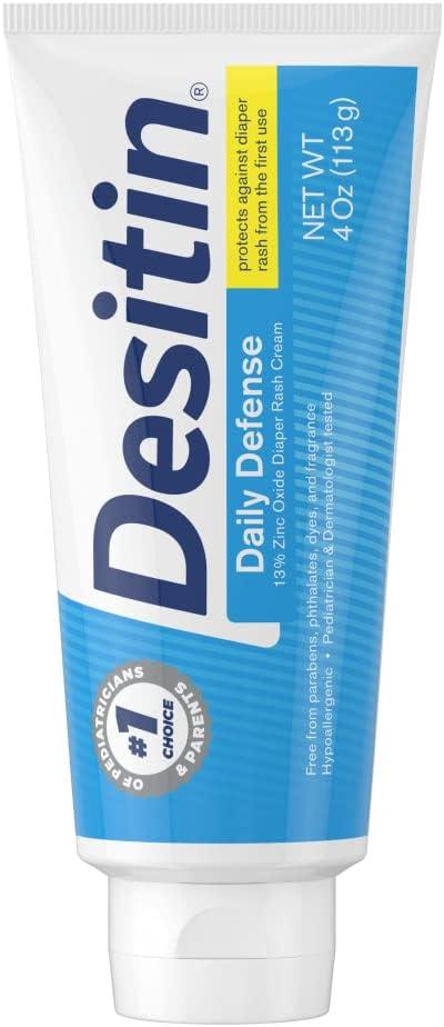 Desitin Rapid Relief Diaper Rash Ointment Creamy 4 oz - Soothing Relief ...