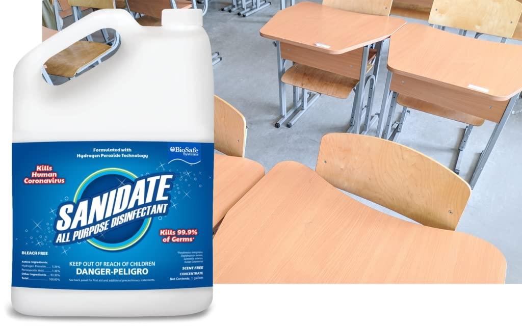 Buy BioSafe Systems SaniDate All Purpose Disinfectant - 1 Gallon ...