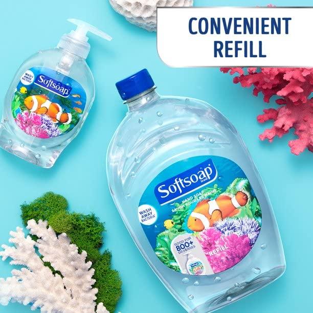 Softsoap Antibacterial Liquid Hand Soap Aquarium Edition 3 Pack - 7.5oz ...