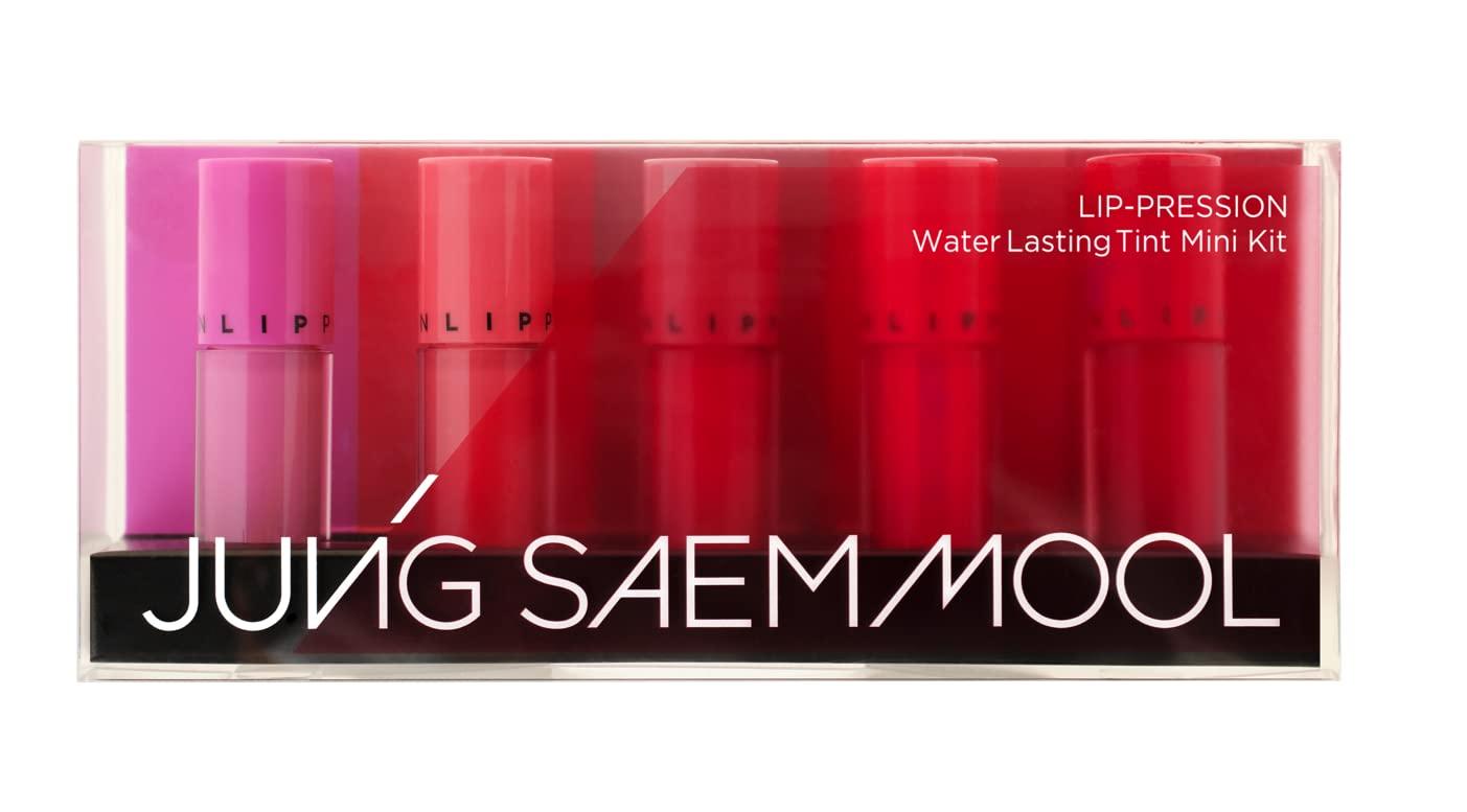 Jung Saem Mool Lip-Pression Water Lasting Tint Mini Kit Set - 5 Color Trial Set | Buy Now with ...