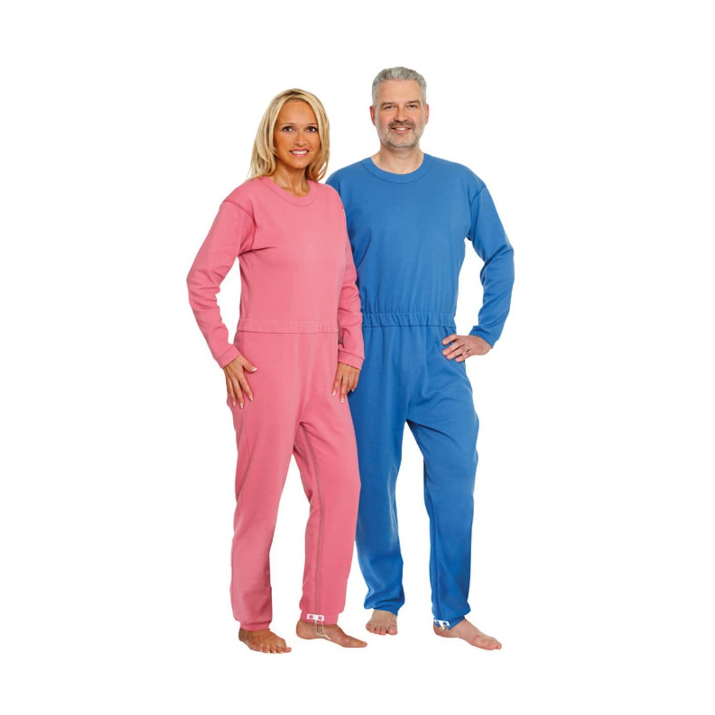Suprima 4688 Nursing Overall - Deep Back & Leg Zip - Light Blue (L ...